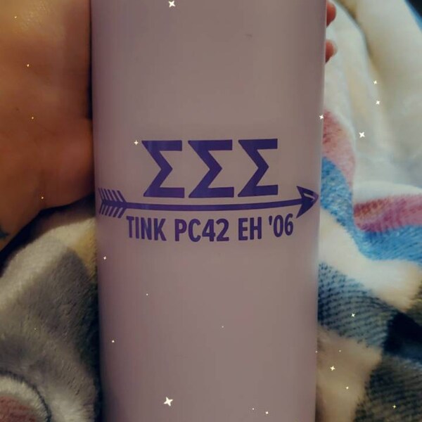 Sigma Sigma Sigma Arrow Decals | 6 Design Options - Etsy