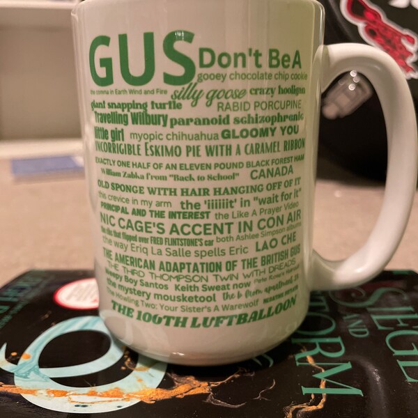 Gus Nicknames 15oz Mug/psych Fan Gifts/psych TV Show Mug/psych Fan Mug ...