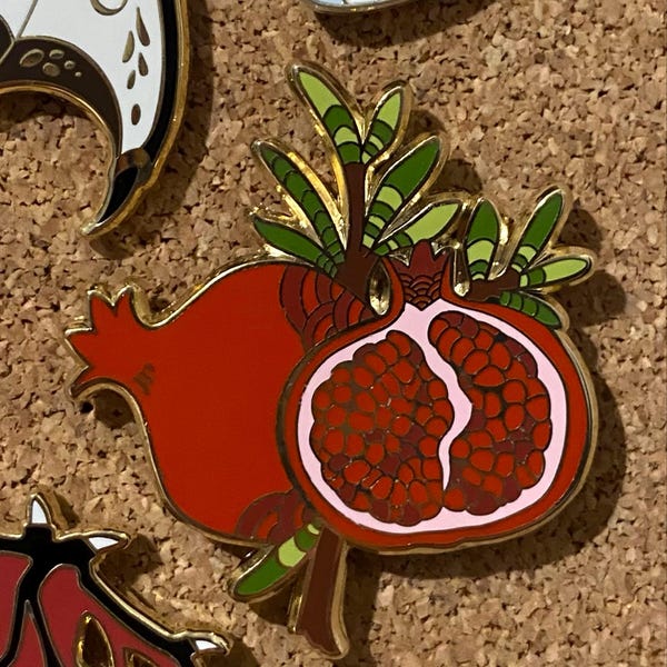 Grape Enamel Pin - Etsy