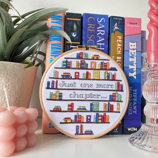 Stack of Books 'the Book Was Better' Cross Stitch Pattern - Etsy