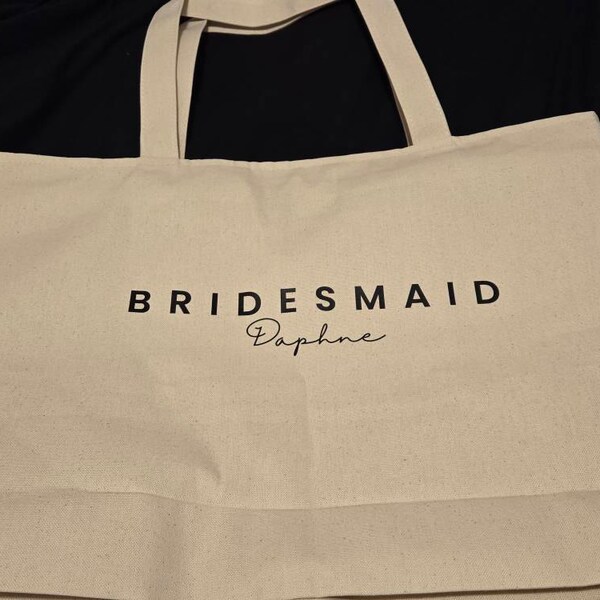 Custom Bride Tote Bags, Bachelorette Party Totes, Bridal Party Tote ...
