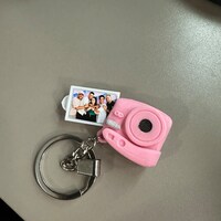 Mini Camera Keychain and Your Own Personalized Photo. Camera Keychain With Pull Out Picture ...