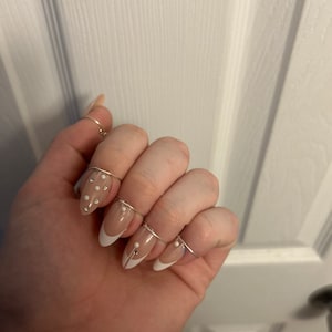 Wudu Nail Rings for Halal Nails, Adjustable and Reusable, Press on ...