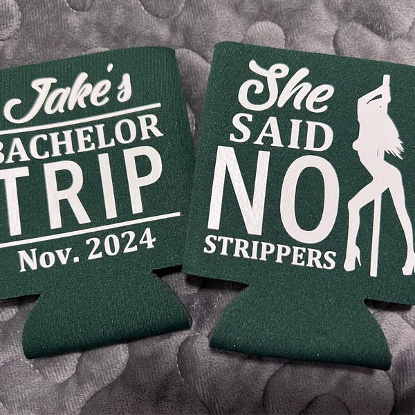 Personalized Can Coolers Custom Cosies Festival Drink Huggies Beach ...