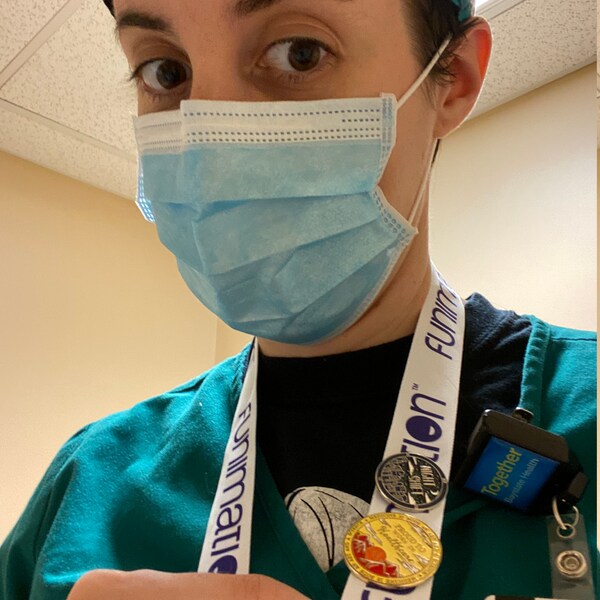 Proud Healthcare Worker Enamel Pin - Gold Medical Lapel Badge - Etsy