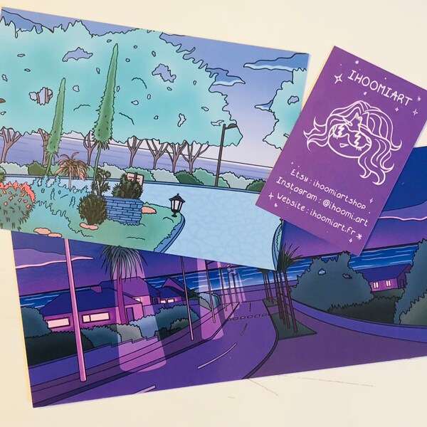 Cute Aesthetic Dreamy Night Beach Magnet - Etsy