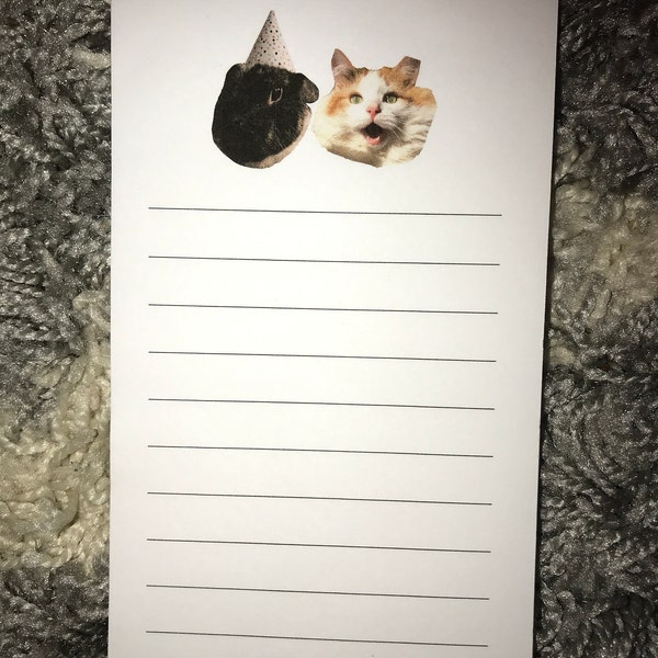 Custom Face Notepad, Custom Dog Notepad, Custom Pet Notepad ...