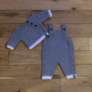 Crochet Pattern Baby Overalls Newborn to 24 Months | Etsy