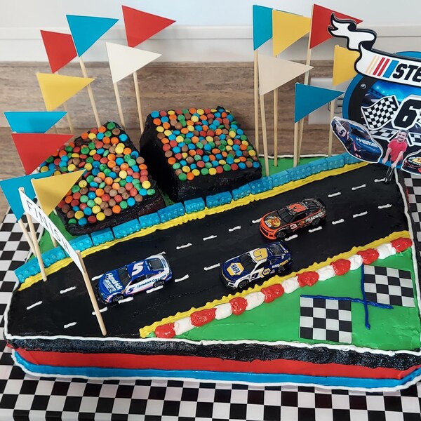Nascar Cake Topper - Etsy