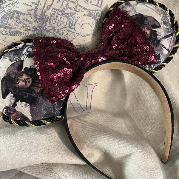 Pirates of the Caribbean Inspired Mickey Ears - Etsy