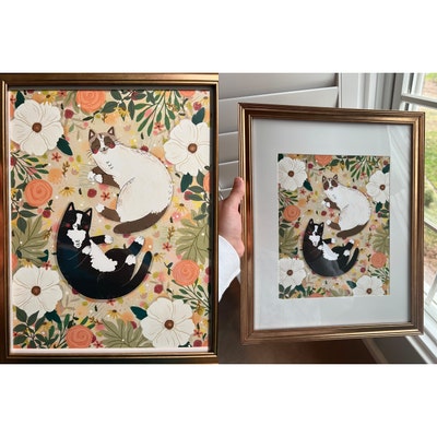 Cat Lover Art / Cat Print Wall Art / Cat Art - Etsy