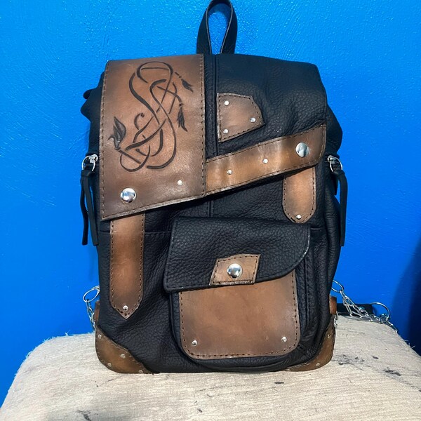 Post-apocalyptic, Dirty, Tattered Leather Khaki Green and Brown ...