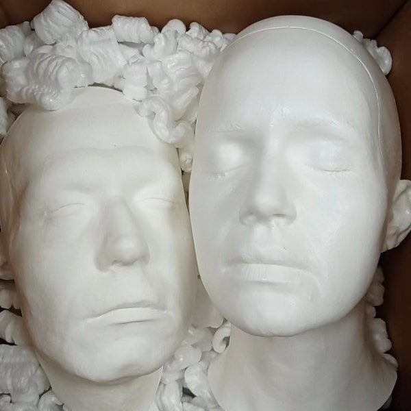 Life Mask Plastic CILLIAN MURPHY Made to Order Lifecast Life Life-size ...