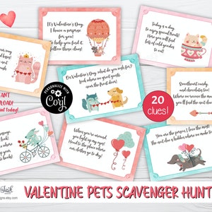 Cute Animal Valentine Clip Art, Cat Valentine Clip Art, Dog Valentine ...