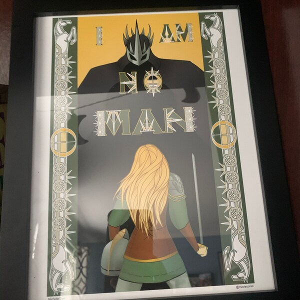 I Am No Man - Art Print - Etsy