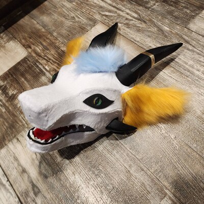 Wolf Dragon Head Puppet digital Pattern for EVA Foam - Etsy