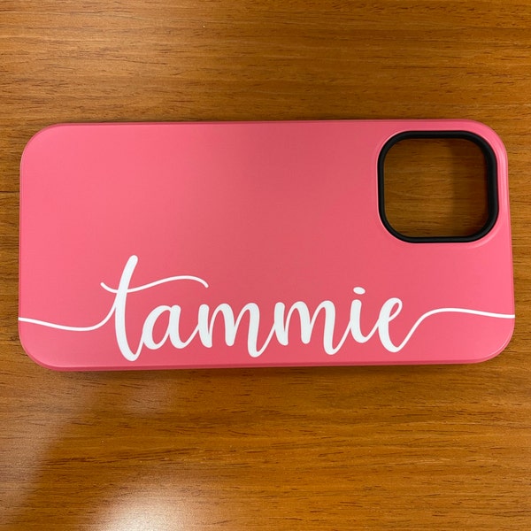 Monogram Initials iPhone 13 Case Big Initials iPhone 15 Case ...