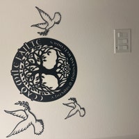 Lebensbaum Nordischer Pagan Yggdrasil Wikinger Wandteppich, Wikinger ...