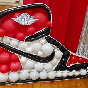 Sneaker From Balloons Shoe Mosaic From Balloons Decor Ideas - Etsy