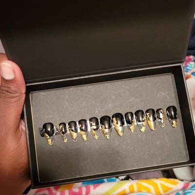 Raven Talon Special-effects Press-on Nails. Reusable False Costume ...