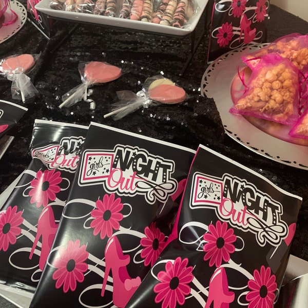 Girls Night Out - Girls Night - Girls Night Favor Bags - Ladies Night ...
