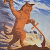 Soviet Cat Poster Cat Star Union - Etsy