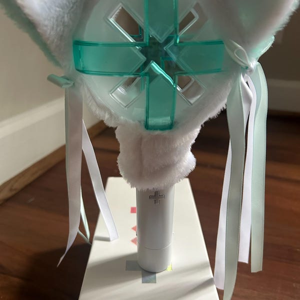 TXT Moabong Ver.1/2 Light Stick Cover | Ribbon Bow Decor | Kpop Concert ...