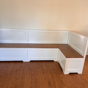 Custom Corner Bench With Storage for Baseboard Heating Spaces - Etsy