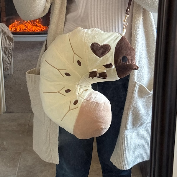 Beetle Grub Plush Bag - Insect Invertebrate Worm Maggot Larvae Invert ...