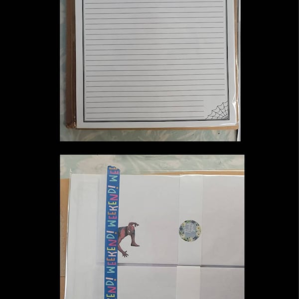 Stationary Pen Pal Tracker Sheets - 12 Sheets Front and Back ...