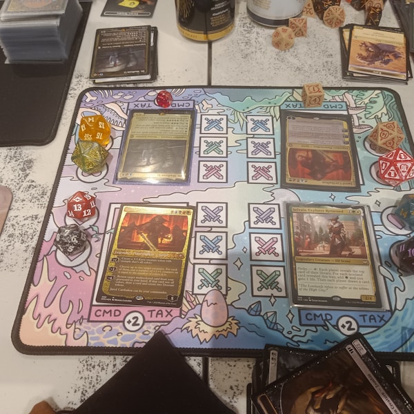 Command Zone Playmat/deskmat - Etsy