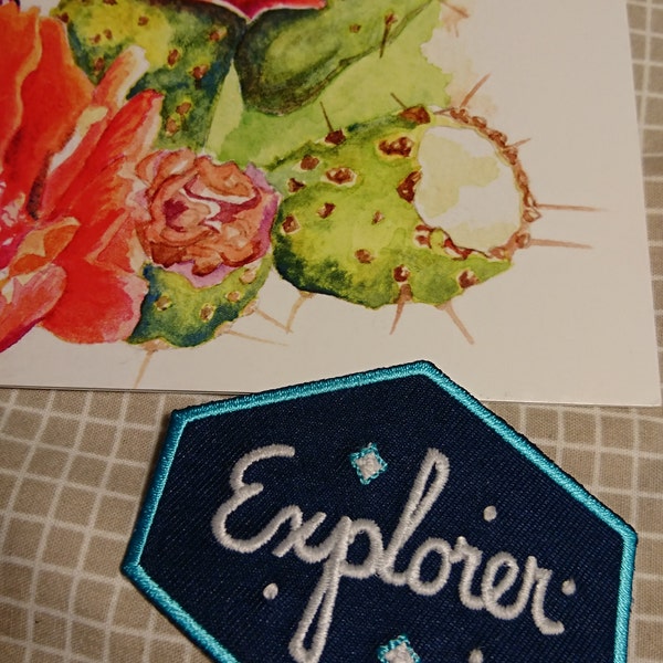 Explorer Patch - Glow in the Dark Iron-on Outer Space Patches - Etsy