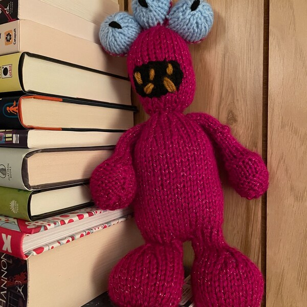 Knitting Pattern for Aliens, Debi Birkin Patterns, PDF Digital Download Toy Knitting Pattern ...