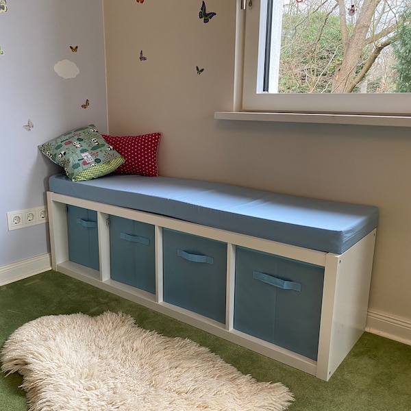 Seat Cushion for IKEA Kallax Chocolate Brown Waffle Pique Collection ...