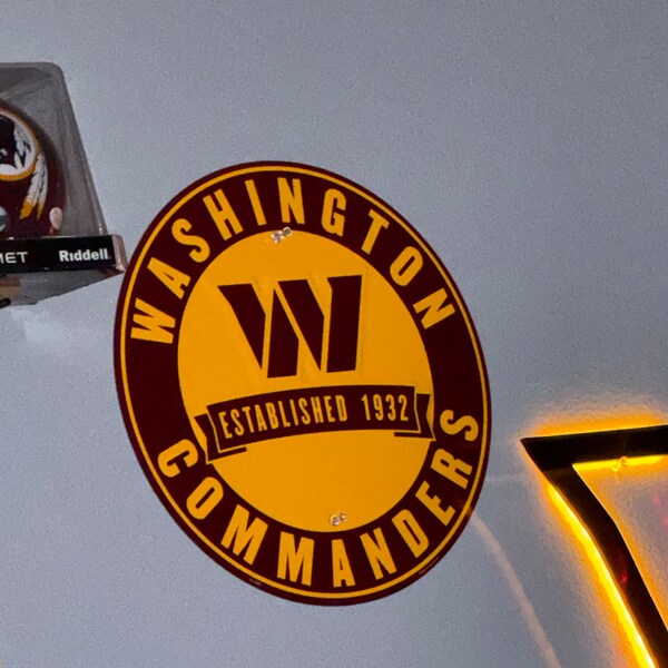 12" Diameter Washington Commanders Officially Licensed Pro Football ...