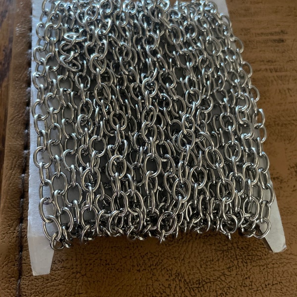Stainless Steel Chain Bulk, 30 Ft of Surgical Stainless Steel Sturdy ...