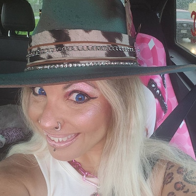 Outlaw Country Turquoise Custom Wool Rancher Hat - Etsy