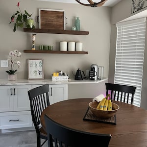 2 INCH THICK Floating Shelves, Heavy-duty Kitchen Floating Shelf ...