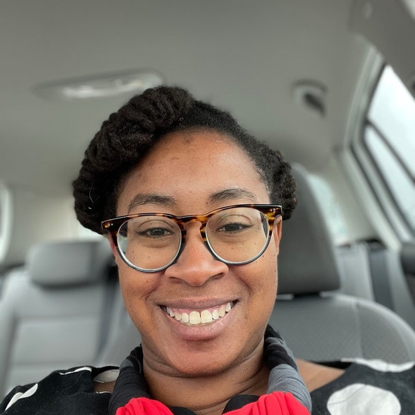 T-shirt LONG SCARF NECKLACE in Blue-black and Brown With Extra Handmade ...