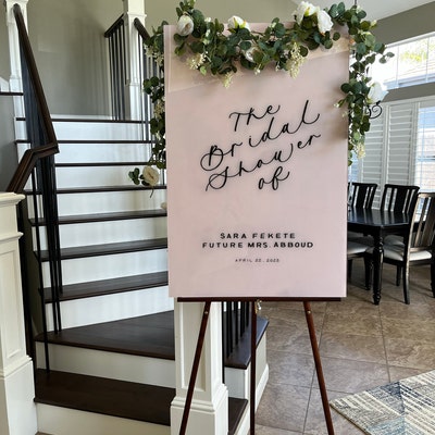 Acrylic Flavor Sign Painted Flavor Sign Acrylic Wedding - Etsy UK