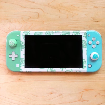 Nintendo Switch Lite Skin Decal Sticker Green Leaf Pastel - Etsy