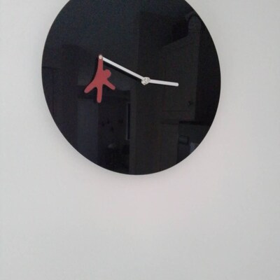 Modern Cuckoo Bird Time Box Clock Turquoise Chalk Secret Compartment ...