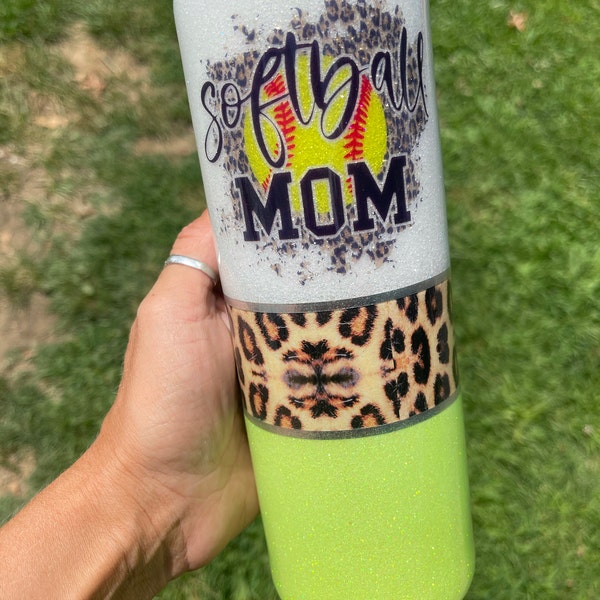 Softball Mom Cheetah Print PNG – Sublimation Design (digital Download ...