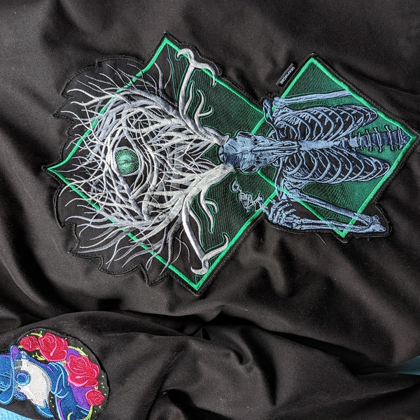 Deer Skull Patch: Wendigo Mythical Medieval Animal Goth Embroidered ...