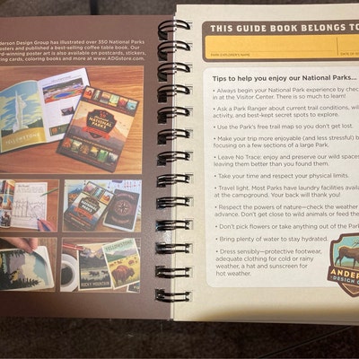 National Park Adventure Guide Book 63-park Edition by Anderson Design ...