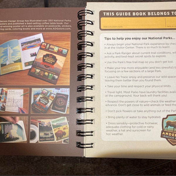 National Park Adventure Guide Book (63-park Edition) by Anderson Design ...