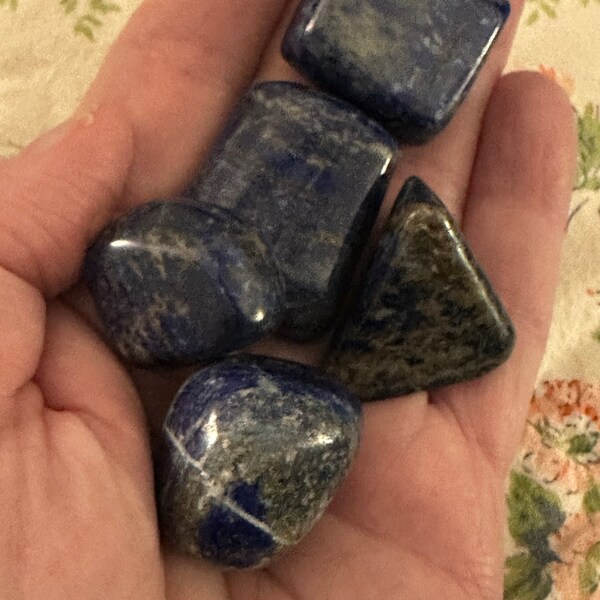 Lapis Tumbled Stones: Choose How Many Pieces (premium Quality 'A' Grade ...