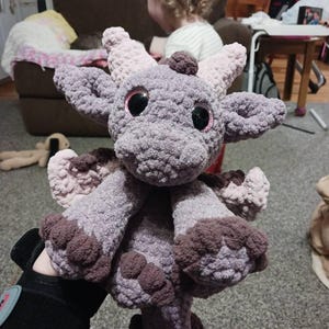 Cato the Dragon Snuggler/lovey Amigurumi Crochet Pattern - Etsy