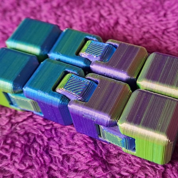 Fidget Cube, Infinity Cube, Stress Reliever, Sensory Toy, Fiddle Cube ...