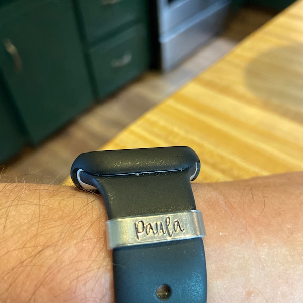 Watch Charms, Personalized Name Watch Band Charm, Smart Watch, Name ...